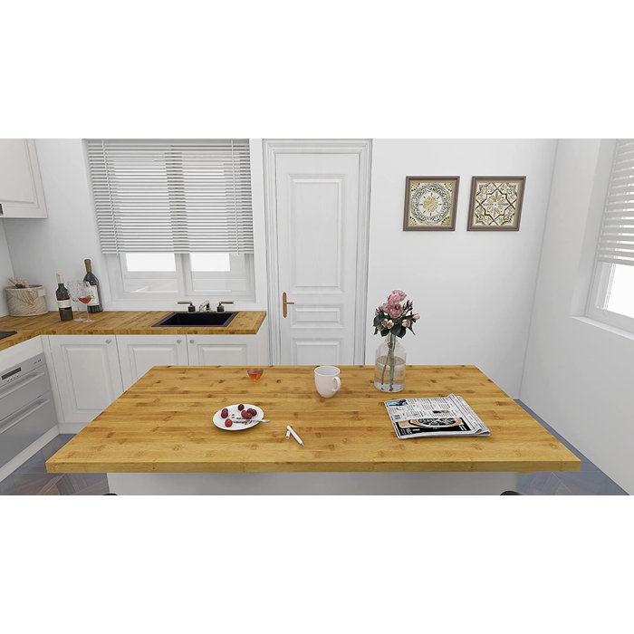 Symple Stuff Striplin Solid Wood Rectangular Table Top & Reviews | Wayfair